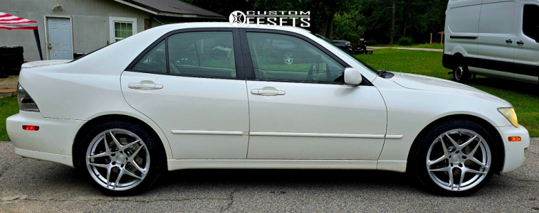 2002 Lexus IS300 with 18x8.5 35 Kansei Astro and 225/40R18 Nitto Nt555 ...