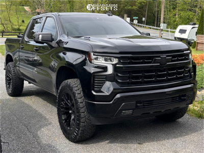 2023 Chevrolet Silverado 1500 Wheel Offset Aggressive > 1" Outside ...