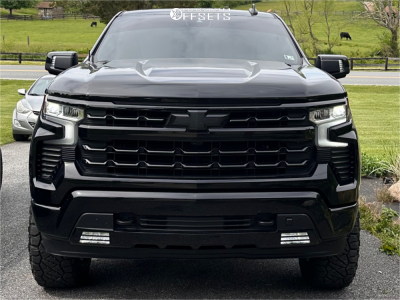 2023 Chevrolet Silverado 1500 with 20x9 1 Fuel Rebar 6 and 295/65R20 ...