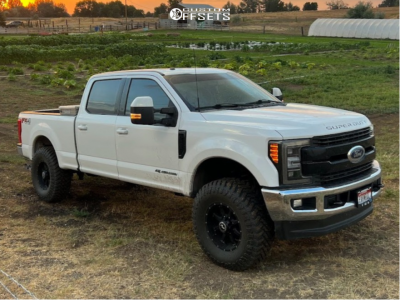 2017 Ford F-250 Super Duty Wheel Offset Aggressive > 1" Outside Fender ...