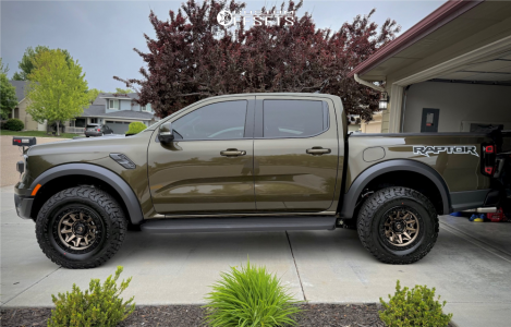 2025 Ford Ranger with 17x9 1 Fuel Covert and 285/70R17 BFGoodrich All ...