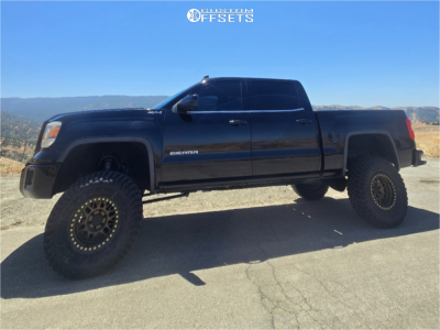 2015 GMC Sierra 1500 with 17x9 -38 Raceline Ryno Beadlock and 35/12 ...
