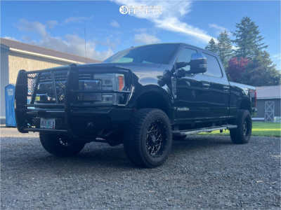 2017 Ford F-350 Super Duty Wheel Offset Aggressive > 1" Outside Fender ...