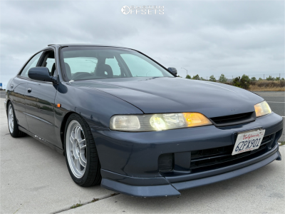 1999 Acura Integra with 16x7 35 Enkei Rpf1 and 205/45R16 Lexani Lxtr ...