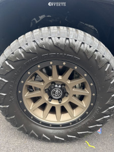 2025 Toyota Tundra with 18x9 0 Icon Alloys Compression and 33/12.5R18 ...