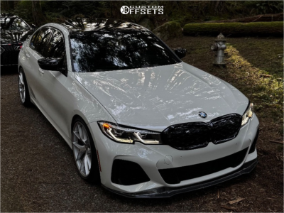 2021 BMW M340i XDrive with 19x9.5 22 ESR RF2 and 245/35R19 Michelin ...
