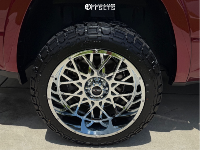 2021 Ram 1500 with 22x12 -51 Vision Rocker and 33/12.5R22 Kenda Klever ...