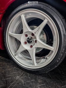 1991 Toyota MR2 with 17x8 35 Stage Wheels Knight and 215/40R17 Falken ...