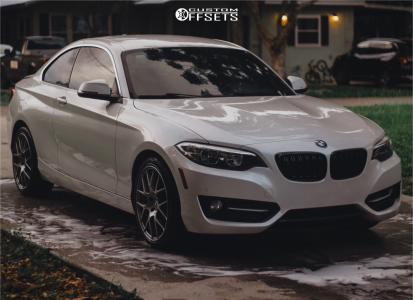 2017 BMW 230i with 18x8 42 Enkei Raijin and 225/40R18 Lexani Lxuhp-207 ...