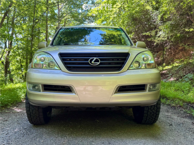 2007 Lexus GX470 with 17x8.5 -10 Vision Flow and 265/70R17 Toyo Tires ...