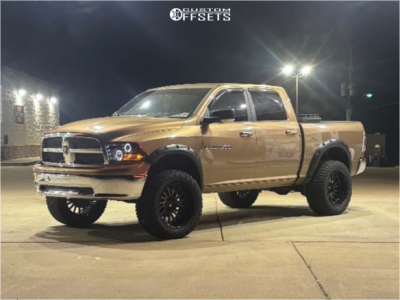 2012 Ram 1500 with 22x12 -51 Vision Rapier and 35/13.5R22 Radar ...