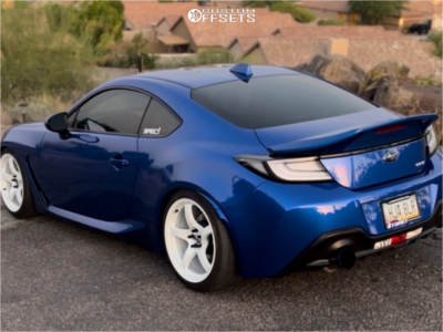 2024 Subaru BRZ with 18x9.5 38 Gram Lights 57cr and 235/40R18 Lexani ...