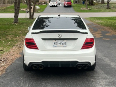 2013 Mercedes-Benz C300 with 18x8.5 35 Aodhan Ah-x and 225/40R18 ...
