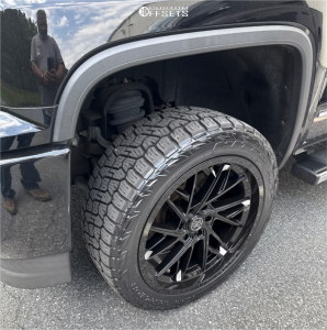 2017 GMC Sierra 1500 with 22x10 -18 RAISED By Method Mr801 and 285 ...