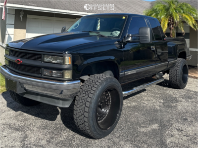 1995 Chevrolet C1500 Wheel Offset Super Aggressive 3"-5" Suspension ...