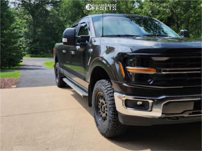 2024 Ford F-150 with 18x8.5 35 Method Mr318 and 275/70R18 Goodyear ...