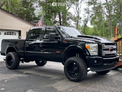 2007 Ford F-350 Super Duty with 20x12 -44 Hardrock Crusher H704 and 35/ ...