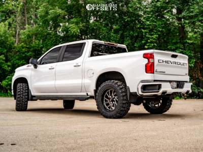 2019 Chevrolet Silverado 1500 with 20x10 -25 ARKON OFF-ROAD Kennedy and ...