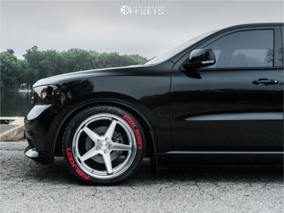2013 Dodge Durango with 22x10.5 28 Ferrada Fr3 and 285/40R22 Falken ...