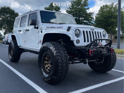 2017 Jeep Wrangler Unlimited Rubicon with 17x9 Fuel Covert and Toyo ...