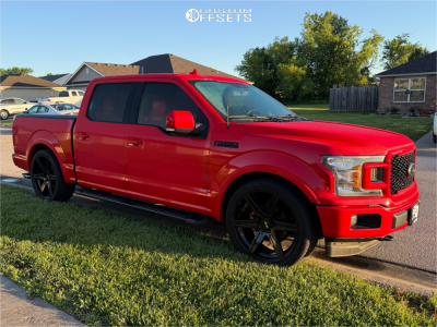 2020 Ford F-150 with 24x10 20 Niche Future and 305/35R24 Lionhart Lh ...