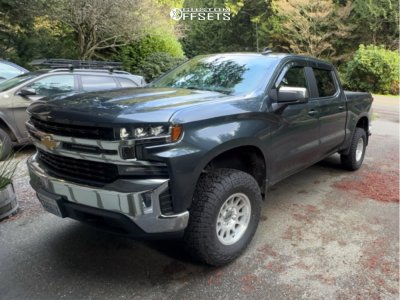 2020 Chevrolet Silverado 1500 with 17x8.5 0 Method Mr703 and 285/75R17 ...