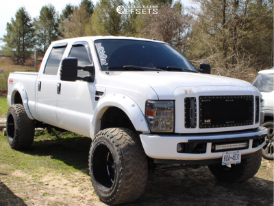 2008 Ford F-250 Super Duty Wheel Offset Super Aggressive 3"-5 ...