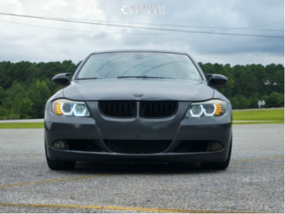 2007 BMW 335i with 18x8.5 35 Aodhan Ds08 and 245/35R18 Michelin Pilot ...