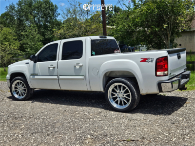 2012 GMC Sierra 1500 with 22x10 -18 RAISED By Method Mr802 and 305 ...