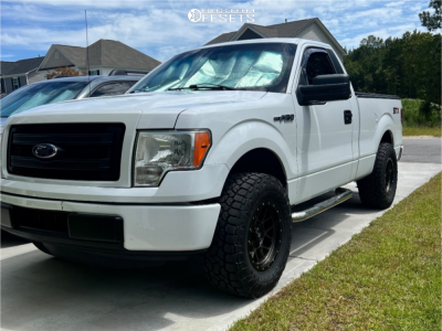 2014 Ford F-150 Wheel Offset Aggressive > 1" Outside Fender Leveling ...