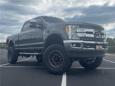 2017 Ford F-250 Super Duty Wheel Offset Slightly Aggressive Suspension ...