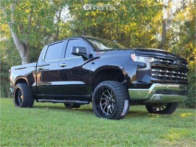 2024 Chevrolet Silverado 1500 with 22x12 -51 ARKON OFF-ROAD Kennedy and ...