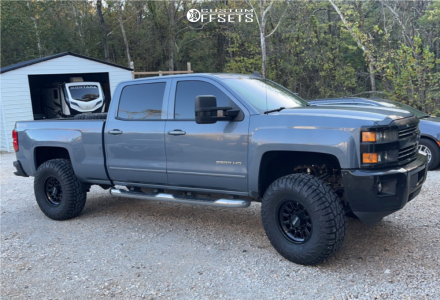 2015 Chevrolet Silverado 2500 HD with 17x8.5 0 Method Mr323 and 37/12 ...