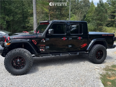 2020 Jeep Gladiator with 17x9 -12 Mayhem Warrior and 37/13.5R17 ...