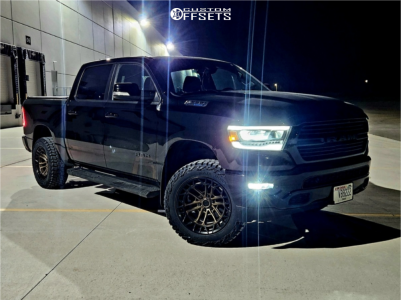 2021 Ram 1500 with 20x10 -18 Fuel Celsius and 33/12.5R20 Mickey ...