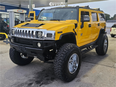 2005 Hummer H2 with 20x9 12 Vision Brawl and 42/14.5R20 Milestar ...