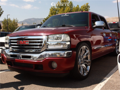 2006 GMC Sierra 1500 with 24x10 31 4Play OE Wheels Ca88 and 305/35R24 ...