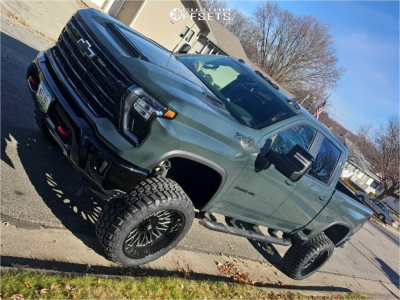 2025 Chevrolet Silverado 2500 HD with 24x12 -44 Axe Offroad Kratos and ...