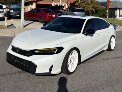 2026 Honda Civic with 18x9.5 38 Enkei Rpf1 and 265/55R18 Kenda Kaiser ...