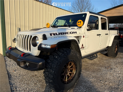 2022 Jeep Gladiator Wheel Offset Aggressive > 1" Outside Fender Stock ...