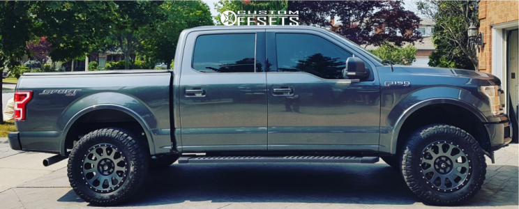 2018 Ford F-150 with 20x9 1 Fuel Vector and 35/12.5R20 Hercules Terra Trac M/t and Suspension ...