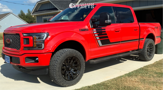 2019 Ford F-150 with 20x9 1 Fuel Blitz and 305/55R20 Fuel Gripper At ...
