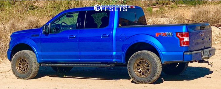 2019 Ford F-150 with 17x9 -12 Fuel Torque and 285/70R17 Falken WildPeak ...