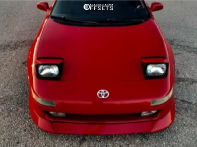 1991 Toyota MR2 with 17x7.5 40 Volk Te37 and 215/40R17 Federal 595 Rs ...