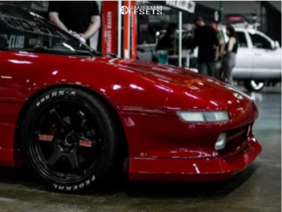 1991 Toyota MR2 with 17x7.5 40 Volk Te37 and 215/40R17 Federal 595 Rs ...