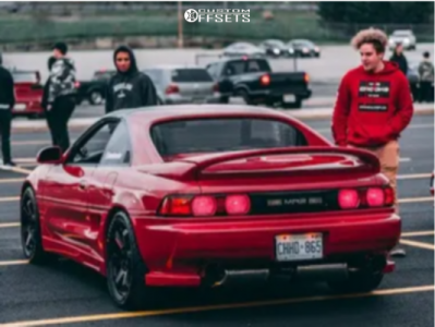 1991 Toyota MR2 with 17x7.5 40 Volk Te37 and 215/40R17 Federal 595 Rs ...