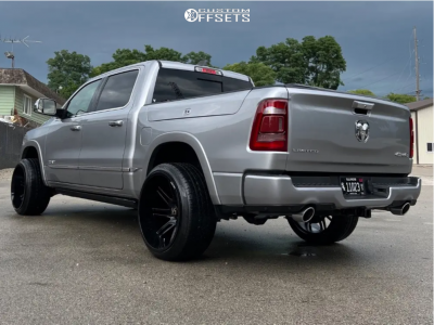 2019 Ram 1500 with 24x14 -81 ARKON OFF-ROAD DaVinci and 305/35R24 ...