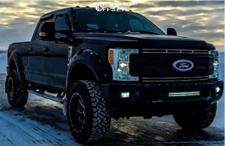 2017 Ford F-350 Super Duty with 20x12 -44 Fuel Cleaver and 35/12.5R20 ...