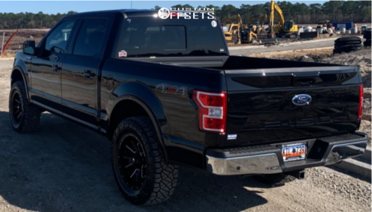 2019 Ford F-150 with 20x9 12 Vision Bomb and 35/12.5R20 Nitto Ridge ...