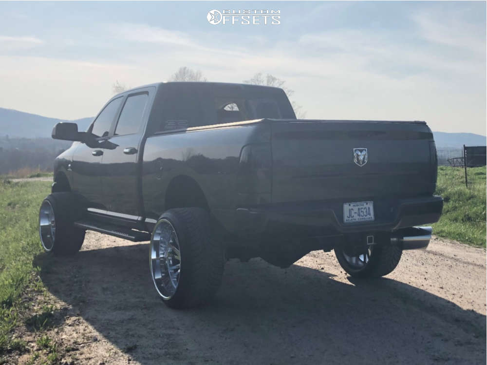 2016 Ram 2500 with 24x14 -76 Tuff T2a and 305/35R24 Atturo Az800 and ...